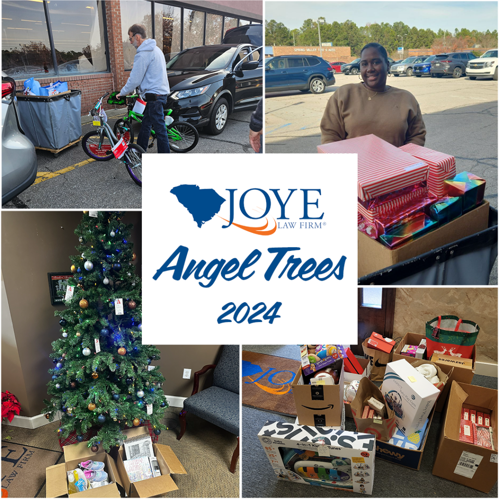 Joye Law Firm Injury Lawyers’s 2024 Angel Tree Partnerships | Joye Law ...